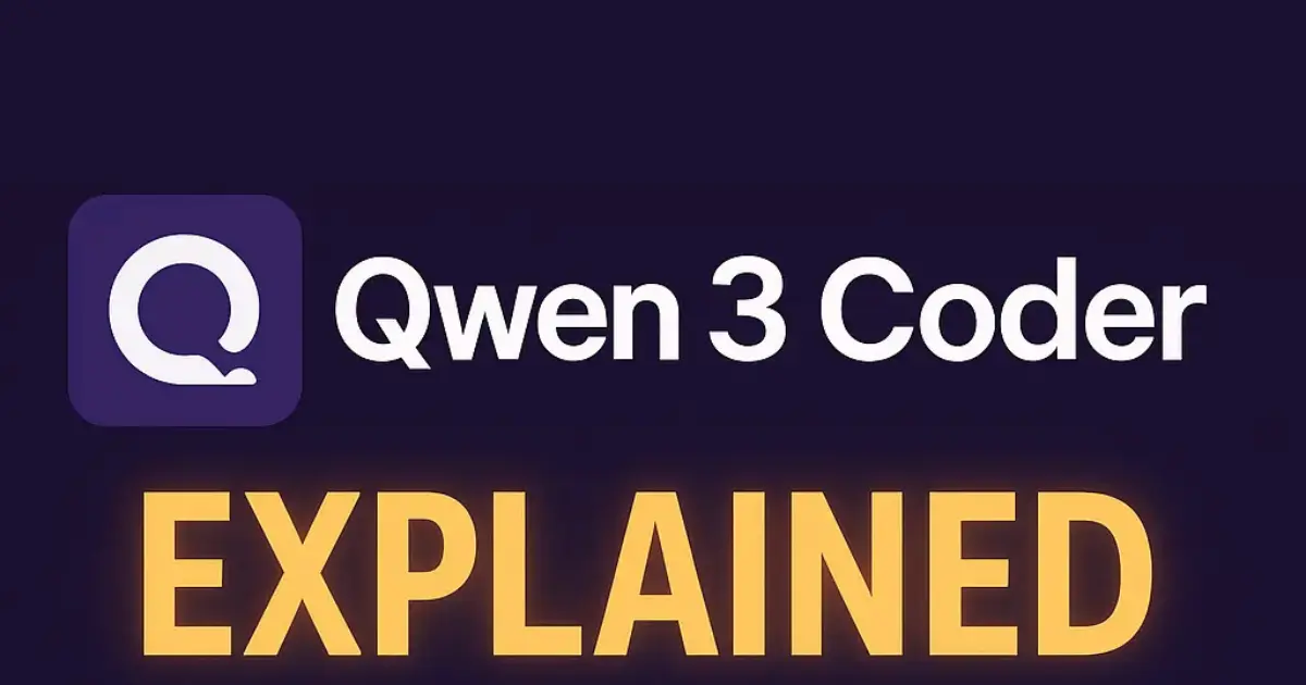 Qwen 3 Coder Explained: The Agentic Coding Trick to Code 10X Faster